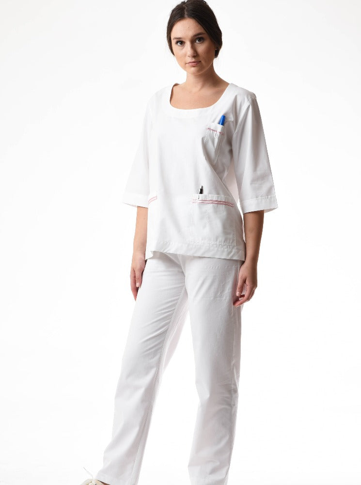 Γυναικεία μπλούζα με τετράγωνη λαιμόκοψη - 5486342 – Ergonomic